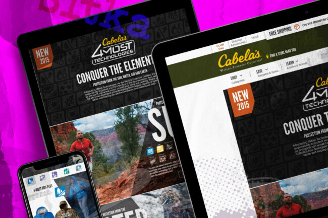 Building Marketing Creative for Cabela’s and Partners | James Rognon